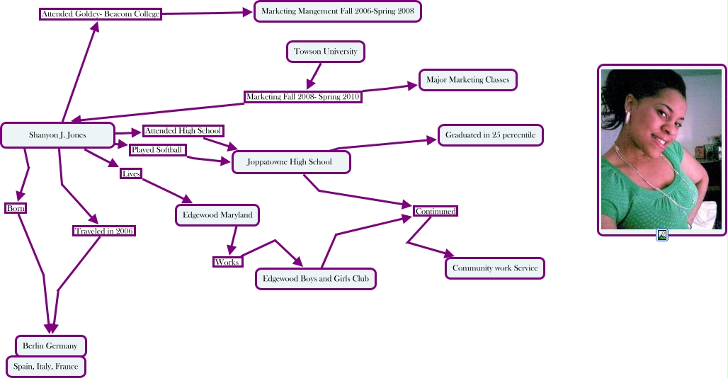 About me concept map
