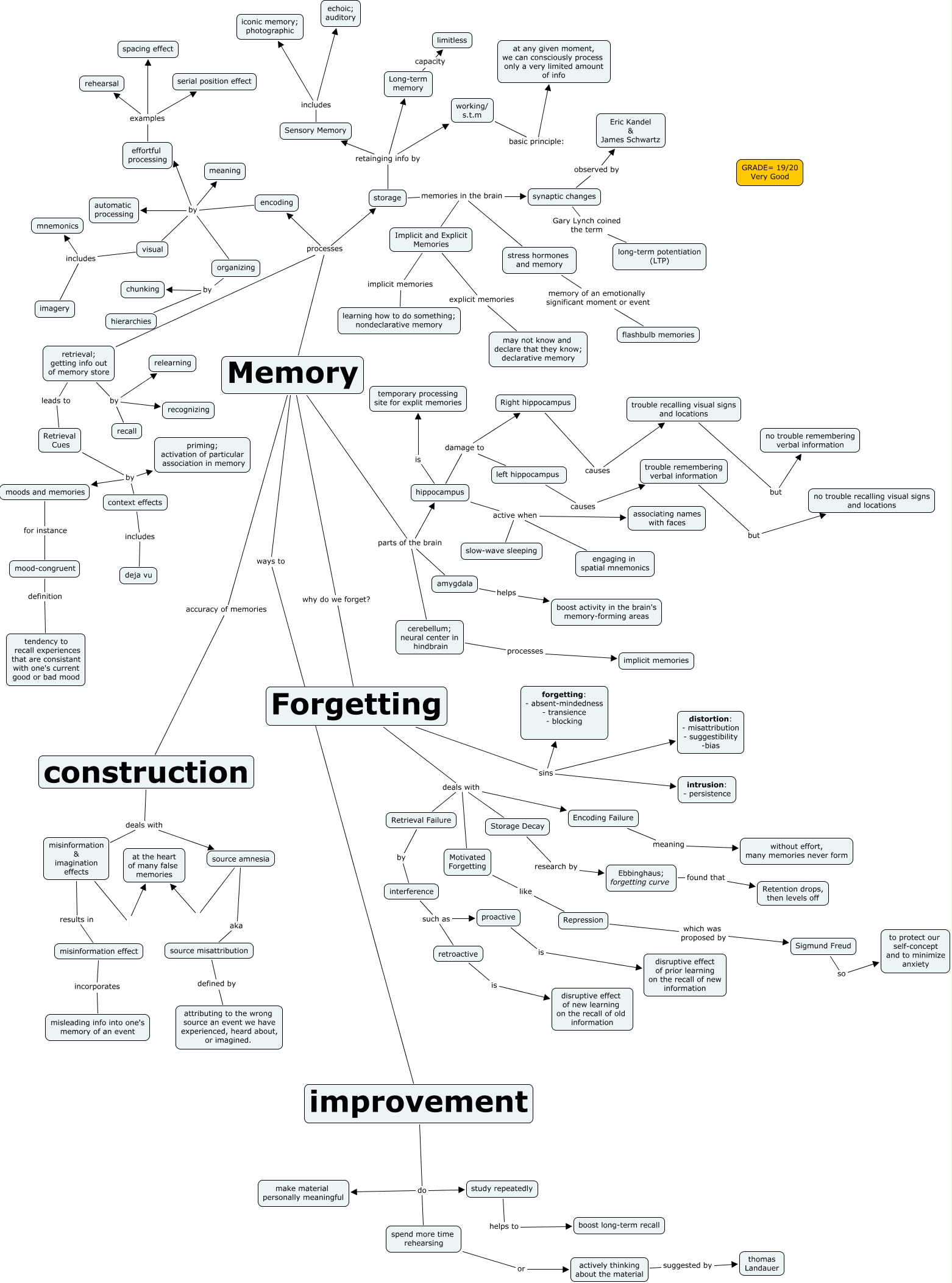 ch 8 memory; Jerica Wills