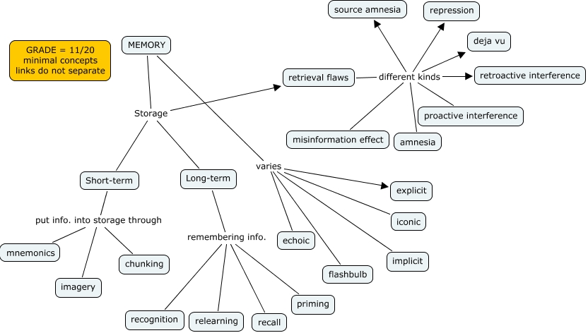 Patrick Bailey's Chapter 8 Memory Concept Map