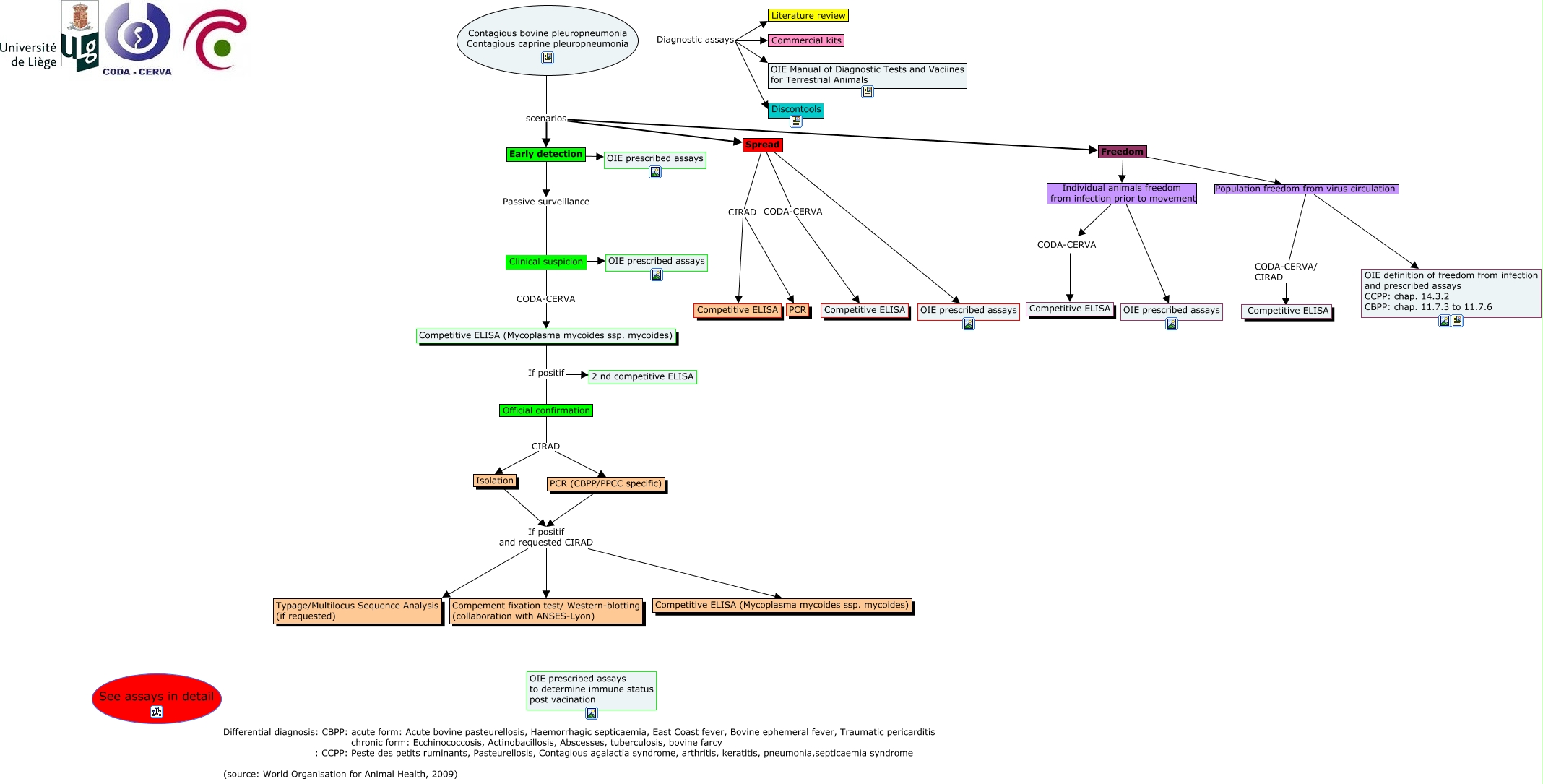Contagious bovine (CBPP) caprine pleuropneumonia (CCPP)