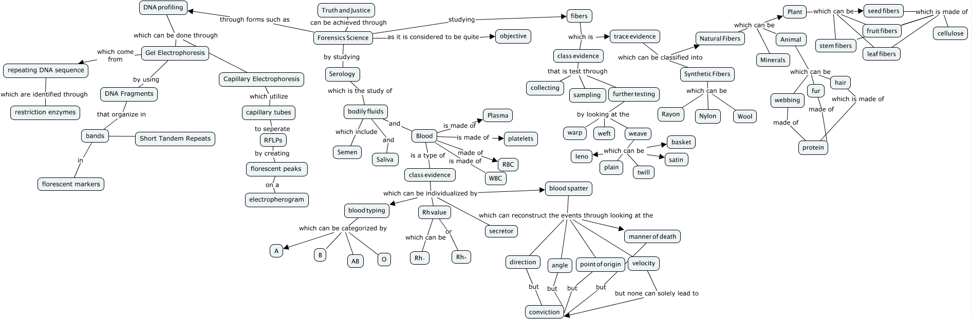 Spring Final Concept Map