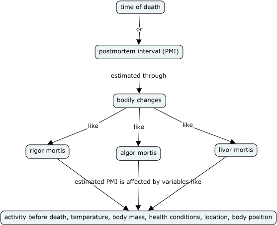 Time of death - What methods can be used to identify time of death?