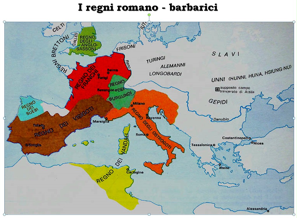CAUSE FINE IMPERO E REGNI ROMANO BARBARICI