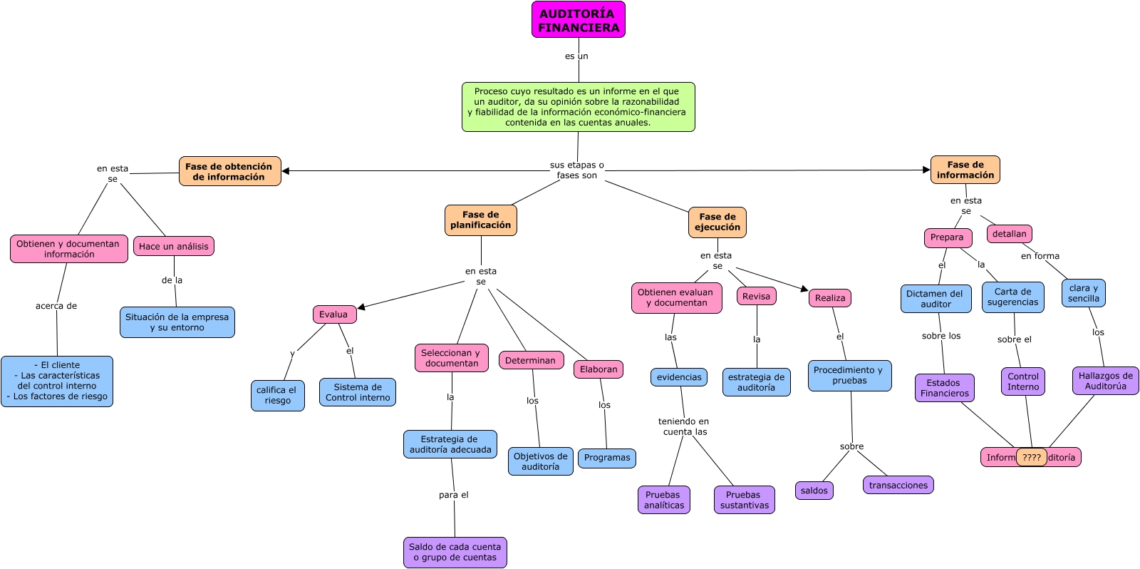 MAPA CONCEPTUAL AUDITORIA